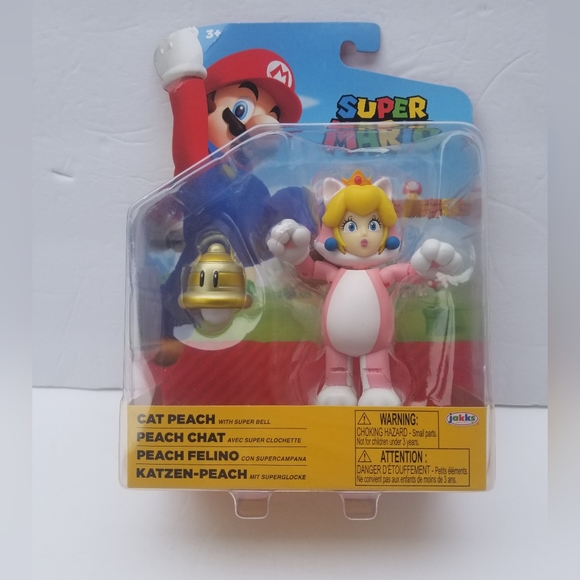 Jakks | Toys | Super Mario Cat Peach 4 Figure With Super Bell Jakks ...